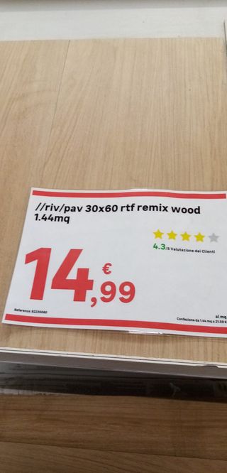 Pavimento effetto legno