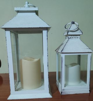 coppia di Lanterne con led