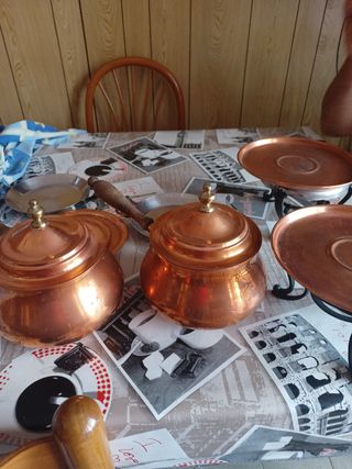 Casseruole e accessori in rame collezionismo