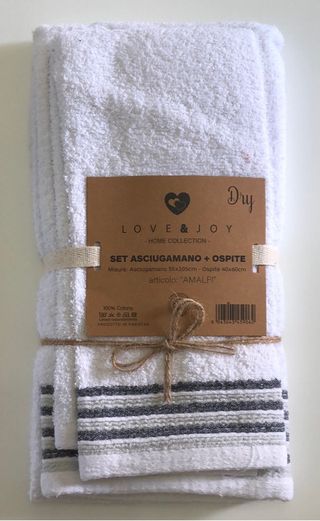 Set asciugamano