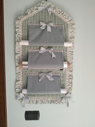 Portarotoli da cucina tessuto