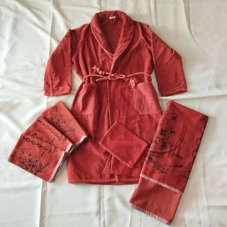 Set 7 Pezzi Bagno Spugna Rame