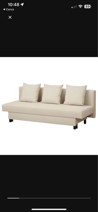 Divano letto due posti Ikea