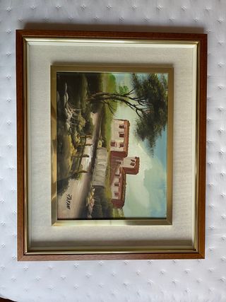 Quadro 🖼️ Pavani con cornice in noce