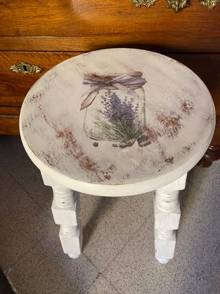 Sgabello Shabby Chic