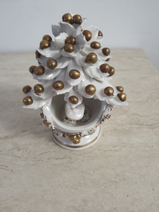 Soprammobile natalizio con natività