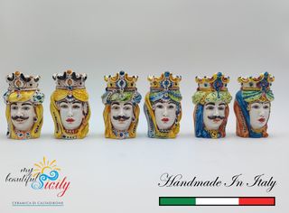 Ceramica di Caltagirone "Teste di Moro"