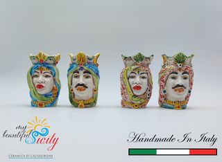 Ceramica di Caltagirone "Teste di Moro"