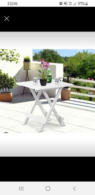 tavolo in plastica adige bianco o verde