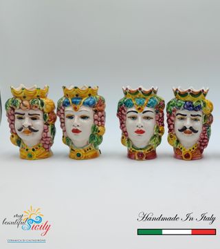 Ceramica di Caltagirone "Teste di Moro"