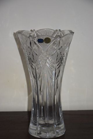 Vaso cristallo di Boemia