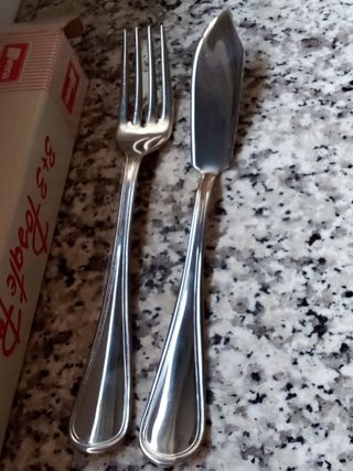 Servizio posate da pesce acciaio