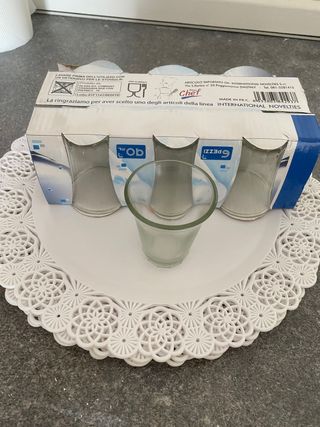 casa bicchieri più 20 vassoi per dolci