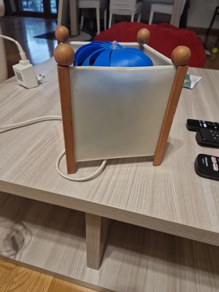 lampada con disegni illuminati