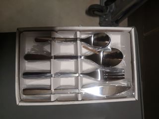 Set 24 posate inox nuove