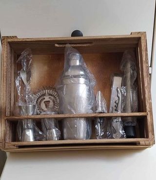 Shaker con accessori set cocktail Bespin