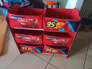 Contenitore porta giochi Disney Cars