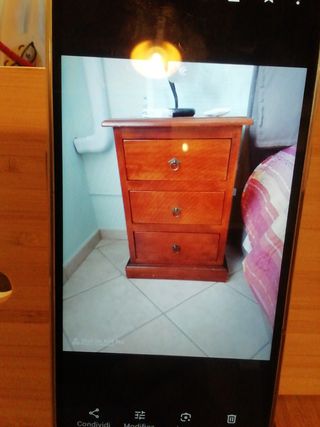 Coppia comodini arte povera