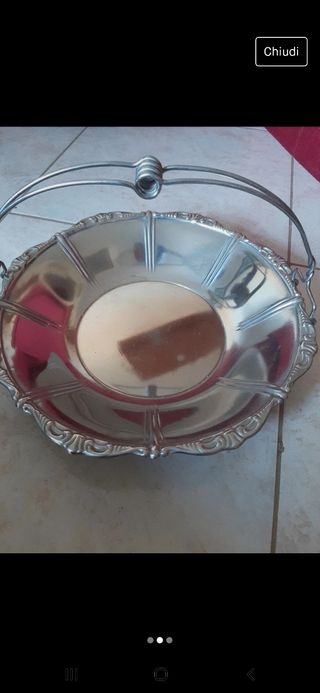 Centrotavola in acciaio inox