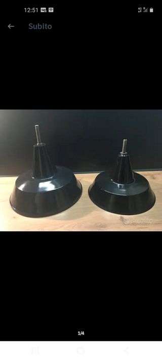 Lampade cappello strega vintage