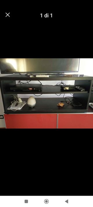 Mobiletto porta TV, lettore DVD, stereo