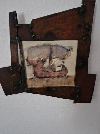 Acquerello con cornice