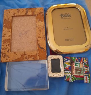 5 portafoto di varie dimensioni