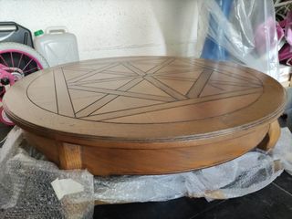 Tavolino da soggiorno in legno massello