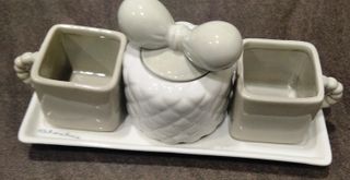 SET DA CAFFÈ per 2 + ZUCCHERIERA fiocchetto