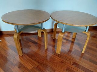 Coppia comodini rotondi