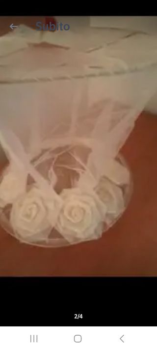 Lanterne nr 5 in tulle per balconi giard