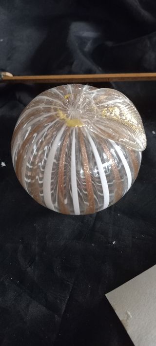 mela in vetro di murano