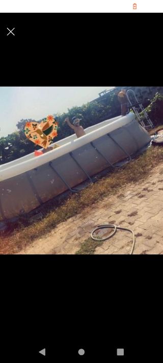 Piscina ovale fuori terra