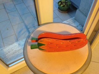 Portalettere in legno vintage anni '90