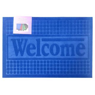 zerbino 3d tappeto azzurro 45x60 nuovo