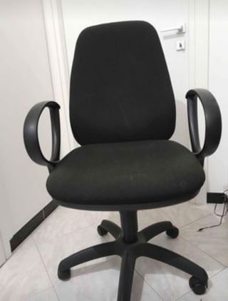 Sedia ergonomica nera