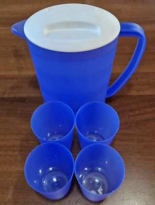 1 caraffa 4 bicchieri nuovi