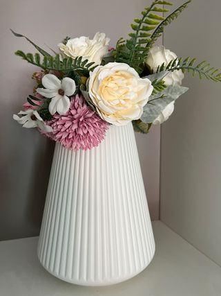 vaso pvc h 20 bianco