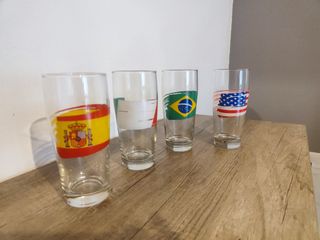 set 4 bicchieri birra Brandani nuovi con scatola