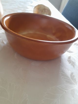 Set ciotole e paiolo in terracotta