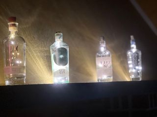 bottiglie con led