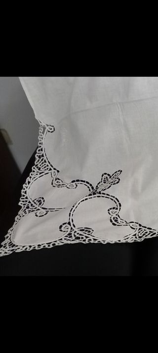 Lenzuolo e Federe con Pizzo Artigianale