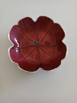 Centro tavola in ceramica smaltata