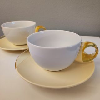 Set 2 tazze gialle Guzzini