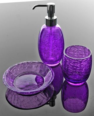 Elegante set accessori bagno