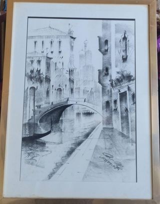 Quadro antico fatto a mano