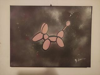 Quadro Tela Balloon Dog