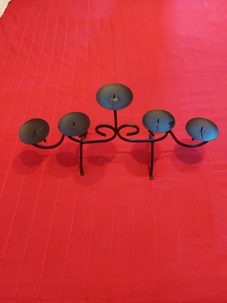 Candelabro in ferro battuto