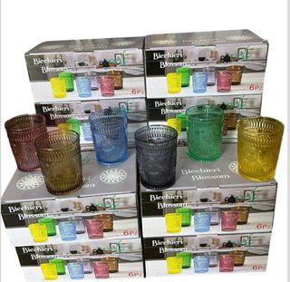 Servizio di bicchieri multicolore