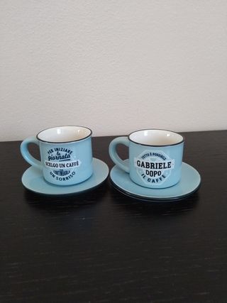 set caffè azzurro